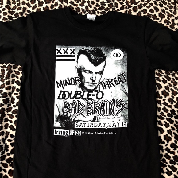 Shirts | Vintage Minor Threat Show Flyer Tee | Poshmark